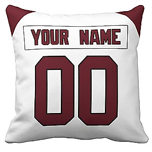 Throw Pillow 2 Packs Custom Any Name and Number for Men Youth Boy Gift