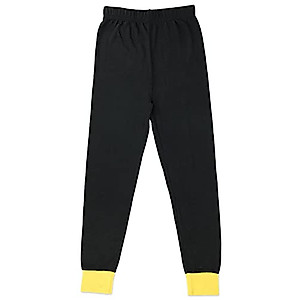 LEGO Batman Pajama Set For Boys, 4-Piece Cotton Blend, Blue/Black, Size 4