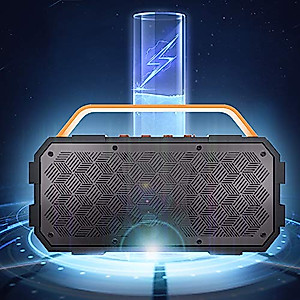 Bluetooth Speaker, Bugani Portable Bluetooth Speakers with 30W (40W Peak) Stereo Sound, Loud Bluetooth Speaker 24H Playtime Support TF Card/AUX, IPX5 Waterproof for Beach Camping Outdoor Indoor