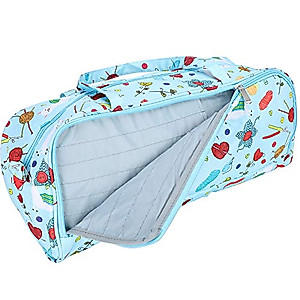 Knitting Bag Travel Yarn Storage-Tote Bag Organizer for Yarn High Capacity Yarn with Inner Divider Portable for Unfinished Carrying Knitting Project Needles Organizer