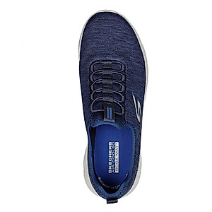 Skechers Men's Gowalk Flex-Athletic Slip-On Casual Walking Shoes with Air Cooled Foam Sneakers, Navy/Blue 2, 10.5