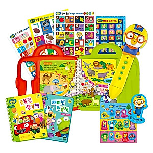 TOYTRON Little Future Book Pororo Talking Pen, Interactive Learning Educational Toy to help kids develop reading skills. Korean Ver.