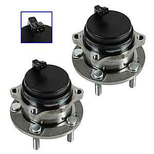 TRQ Rear Wheel Bearing Hub Assembly Pair For Sorento Santa Fe Veracruz