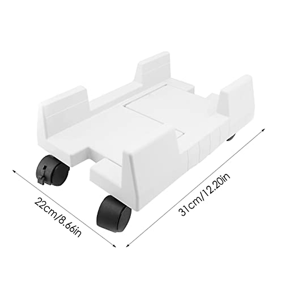 SDFGH Removable Computer Bracket Sturdy Wheels Box Stand Bracket Stand Universal case Holder Stand (Color : OneColor, Size : 1)