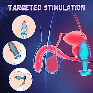 Vibrating Butt Plug with 9 Vibration Settings, Small Anal Plug Women Sex Toy Men's Prostate Massager Male Sex Toys for Men, Anal Vibrator Adult Toy Anal Sex Toy for Men, Adult Sex Toys & Games