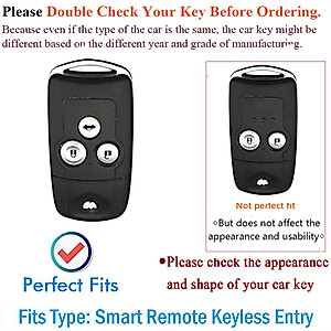 SANRILY Keyless Golden-Edge 3 Button Flip Key Fob Cover for Acura MDX TL TSX ZDX RSX for Honda Civic IX Pilot Accord 8 CRV Jazz HRV Key Case with Leather Keychain Blue