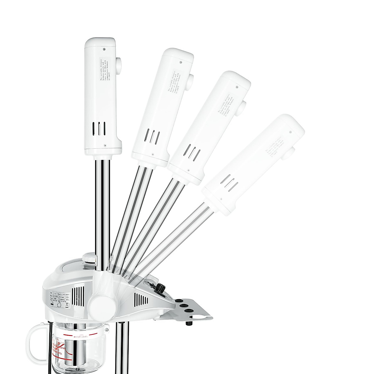 Funnylife 3 in 1 Aromatherapy Facial Steamer, 5X Magnifying LED Lamp, High Frequency Machine,Salon Spa Beauty Equipment