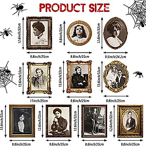 Halloween 3D Moving Portraits - Spooky Gothic Wall Decor Set