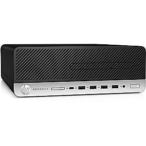 HP ProDesk 600 G4 SFF Home and Business Desktop Black (Intel i5-8500 6-Core, 32GB RAM, 512GB PCIe SSD, Intel UHD 630, 2xUSB 3.1, 2 Display Port (DP), Win 10 Pro) (Renewed)