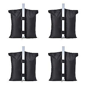 ZFZGFRCS Gazebo Weight Bags, Pop-up Canopy Weights Foot Bag, Heavy-Duty Sandbag Weight Bags for Pop up Canopy Tent Weighted Feet Bag (4 Pack sandbag). (4 Packs)