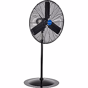 Global Industrial 24" Diameter Outdoor Rated Oscillating Pedestal Fan, 3/10HP, 7700CFM