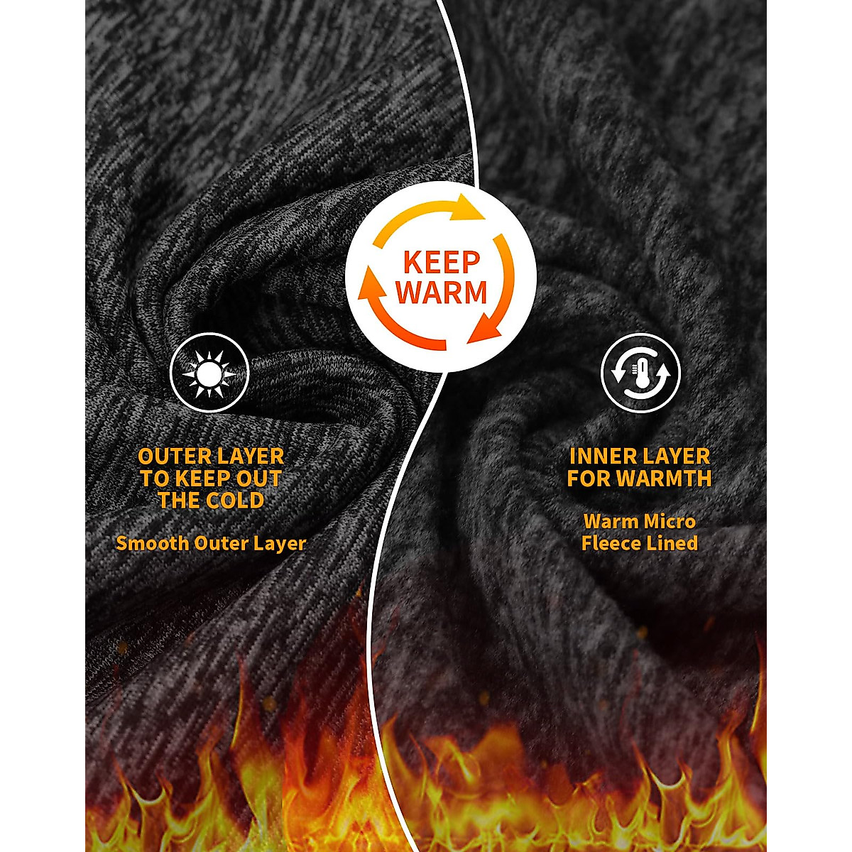 WOWENY Women Fleece Thermal Long Sleeve Workout Shirts Athletic Yoga Gym Tops Loose Fit Quick Dry Running Shirts with Thumb Holes Dark Grey XL