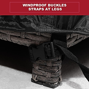 Outdoor Patio Seating Storage Bench Cover Waterproof for Keter Solana 70 Gallon Storage Bench Deck Box and 2 Seater Sofa Couch Loveseat Furniture,with Drawstring,56Wx25Dx34H Inch-ClawsCover