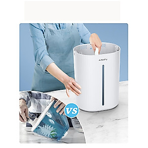 6.5L Humidifiers for Large Room Bedroom, Top Fill Humidifier, Quiet Cool Mist Humidifiers for Home, Baby, Pets, Plants, 54 Hours Run Time, Easy to Clean
