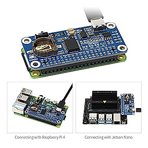 ESP8266 WiFi Module for Raspberry Pi Pico, WiFi Expansion Module Controlled via UART at Command, Support TCP/UDP Protocol,STA, AP, and STA+AP Three WiFi Operating Modes