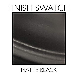 Design House 587451 Schoolhouse Modern Industrial Farmhouse Indoor Dimmable Pendant Light with Clear Seedy Glass for Kitchen Dining Bar Area, Matte Black