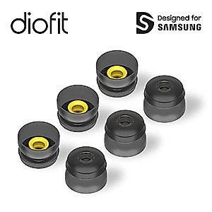 diofit/Galaxy Buds2/Buds Plus Compatible for Samsung - Muliti-Flange Eartip (Medium)