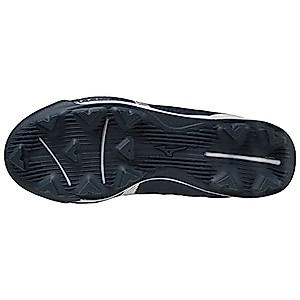 Mizuno Wave Lightrevo JR Baseball Shoe, Navy-White, 3.5