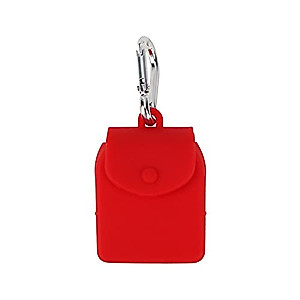 tinysiry Mini Pouch Keep Tidy Hangable Outdoor Traveling Backpack Hanging Storage Bag Home Accessories Red