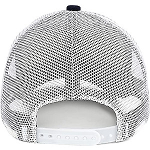 Chsetes Atlanta Hat Women Men Youth Embroidered Baseball Cap Mesh Trucker Hats Adjustable Snapback Hat Navy Blue Apparel Gifts