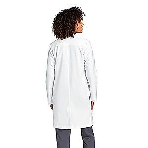 Custom Embroidered Womens Medical Laboratory Coats - Add Your Name or Text - Long Sleeve 3-Pocket Long Lab Coats