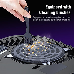 ACIDALIE PS5 fan dust filter-with 4PCS breathable ventilation dust filter- Comes with T8 screwdriver tool