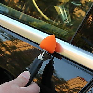 Mini Buffing Polishing Pads, 16Pcs Mini Detail Polisher Pads Use On Rotary Tools,Cordless Electric Drill, Mini Polisher Tool for Tight Area Detailing Polishing Waxing and Sealing Glaze -HTDEPMIXUS