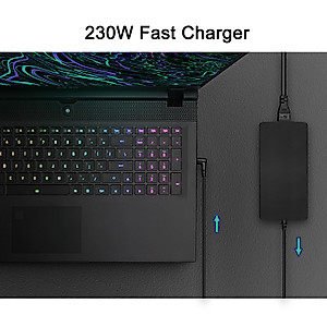 FLGAN 230W Charger powr Cord for Intel NUC X15 / 9 Extreme Laptop Kits Gigabyte Aero 17 16 15 AORUS 15G 15P YD XD FSP FSP230-AJAS3 FSP230-AJAN3 A17-230P1A