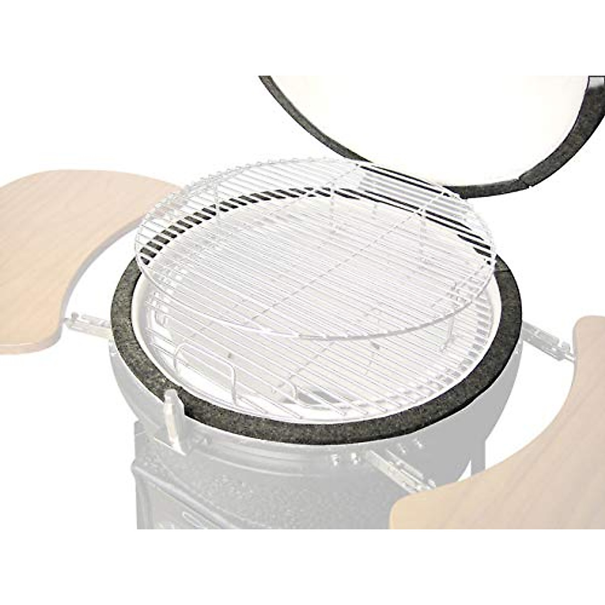 High Temp Grill Gasket Replacement Fit Large/XLarge Big Green Egg BBQ Smoker Gasket Pre-Shrunk Accessories Self Stick Felt 14ft Long, 7/8" Wide, 1/8" Thick