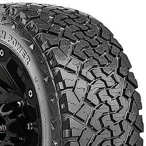 Venom Power Terra Hunter X/T XT All-Terrain Mud Light Truck Radial Tire-33X12.50R22LT 33X12.50X22 33X12.50-22 109R Load Range E LRE 10-Ply BSW Black Side Wall