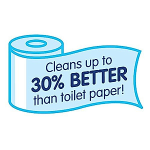 Flushable Wipes for Baby and Kids by Kandoo, Unscented for Sensitive Skin, Hypoallergenic Potty Training Wet Cleansing Cloths, 250 Count, Pack of 5