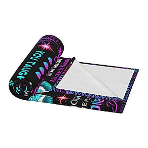 Gifts for Mom, Throw Blanket to My Mom from Daughter ,Blanket Flannel Blankets Comfortable Couch Ultra Soft Plush Bed Warm Blanket for Adults 60X50 Inch （mom）