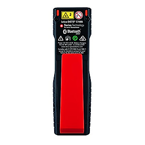 Leica DISTO E7100i 200ft Laser Distance Measure with Bluetooth, Black/Red