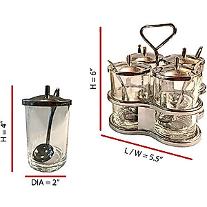 Thai Kitchen Seasoning Storage Set Stainless Steel Herb Spicy Container