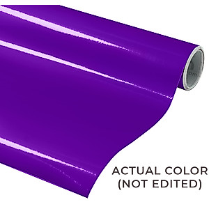 VViViD DECO65 Craft Vinyl Gloss Purple + Gloss White + Gloss Black 3 Rolls of 7ft x 11.8" - M0