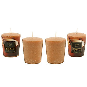 Root Boutique 20-Hour Votive Candles, Mulled Cider, 4-Pack
