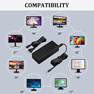 14V Power Cord for Samsung Monitor, SoulBay 14V 3A AC Adapter Charger for Samsung SyncMaster 15" 17" 18" 19" 20" 22" 23" 24" 27" Screen TFT LED LCD Monitor TV Notebook Power Supply