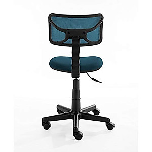 Urban Shop Swivel Mesh Desk Chair, Teal