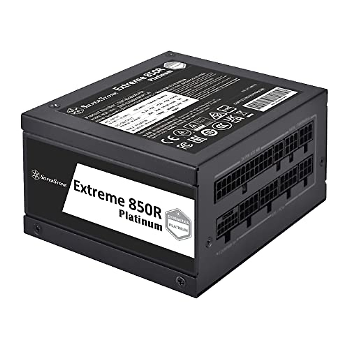 SilverStone Technology Extreme 850R Platinum Cybenetics Platinum 850W SFX12V 4.0 (ATX 3.0) & PCIe 5.0 SFX Power Supply, SST-EX850R-PM