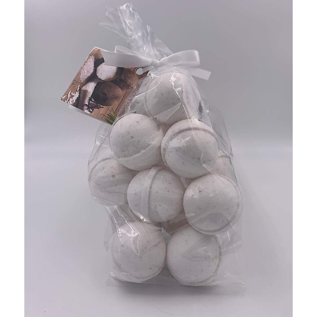 SpaPure COCONUT VANILLA Bath Bombs - 14 Bath Fizzies with Shea Butter, Ultra Moisturizing (12 Oz) ...Great for Dry Skin (Coconut Vanilla FBA)