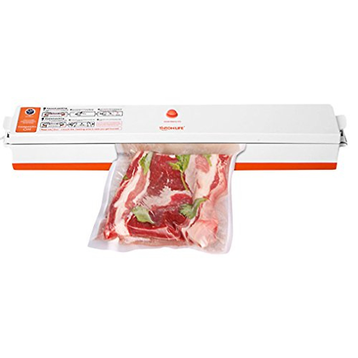 TINTON LIFE Vacuum Sealer Package Machine Sealing System Heat Sealer for Food Fruits Meat with Free Vacuum Bags, 15 Piece
