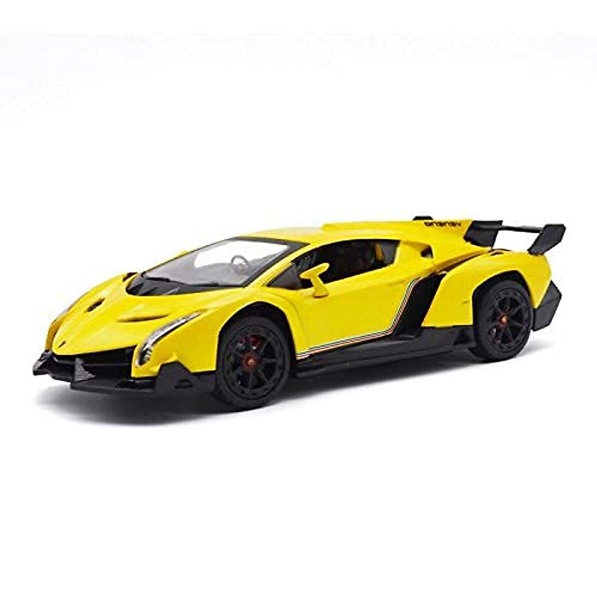 LAFALA Remote Control RC Cars Racing Car 1:18 Licensed Toy RC Car Compatible with Lamborghini Model Vehicle for Boys 6,7,8 Years Old, Yellow