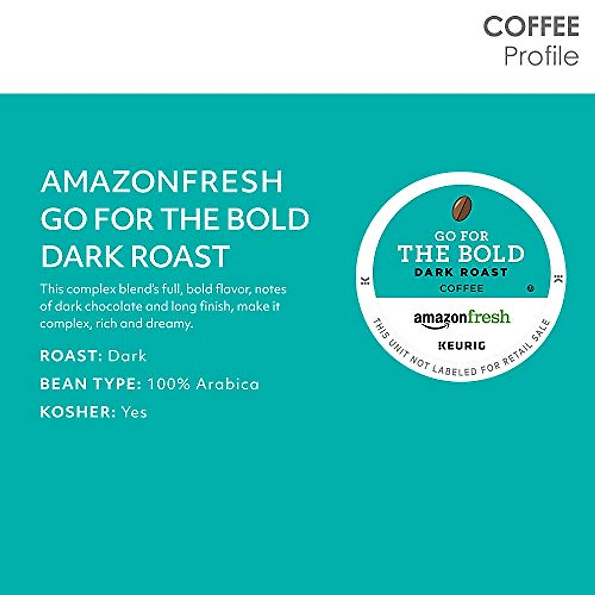 Keurig K-Classic Coffee Maker with AmazonFresh 60 Ct. Coffee Variety Pack, 3 Flavors