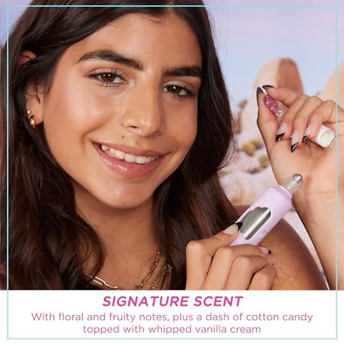 Petite 'N Pretty Cloud Mine Rollerball Perfume for Kids (Travel Size) - Safe Fragrance for Kids, Tweens and Teens - Fruity & Floral Sweet Scent, Made in the USA