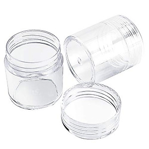 ZOENHOU 2 Pack 30 Grids Diamond Painting Storage Containers, Embroidery Diamond Storage Box Beads Organizer Case with Lid Clear Nail Art Accessories with 1 PCS Label Stickers for Jewelry DIY