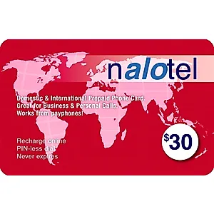 Phone Card for International & up to 830 Domestic Minutes, Prepaid Calling Card for Cell Phones, Home Phones & Payphones