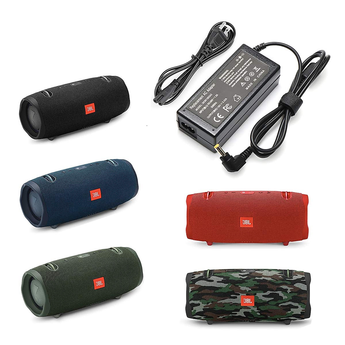 65W Charger Fit for JBL Xtreme 2 Boombox 2 Extreme 2 Xtreme 2; JBL Xtreme 2 Special Edition Charger 19V Power Adapter for JBL Xtreme Portable Wireless Bluetooth Speaker (Black, Blue, Red)