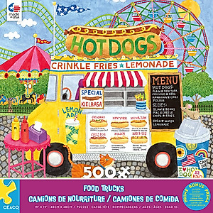 Ceaco - Food Trucks - Hot Dog Truck II - 500 Piece Jigsaw Puzzle