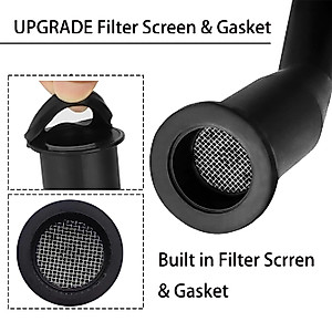 Gas Can Spout Replacement Universal Kit Leakproof Angle Nozzles Gasket Filter Screen Vent Cap Drill Bit for Old Style Gas Can Compatible with Midwest Blitz Gott Rubbermaind Essence Scepter Pack of 3