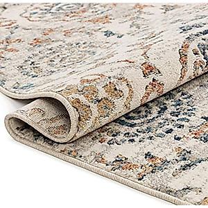 Well Woven Gideon Ivory Vintage Trellis Runner Rug (2'7" x 9'10")